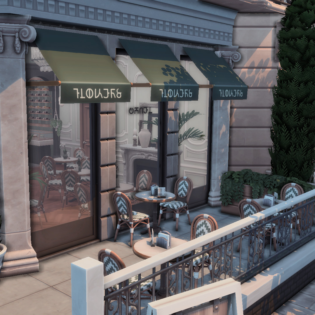 Parisian café - The Sims 4 Rooms / Lots - CurseForge