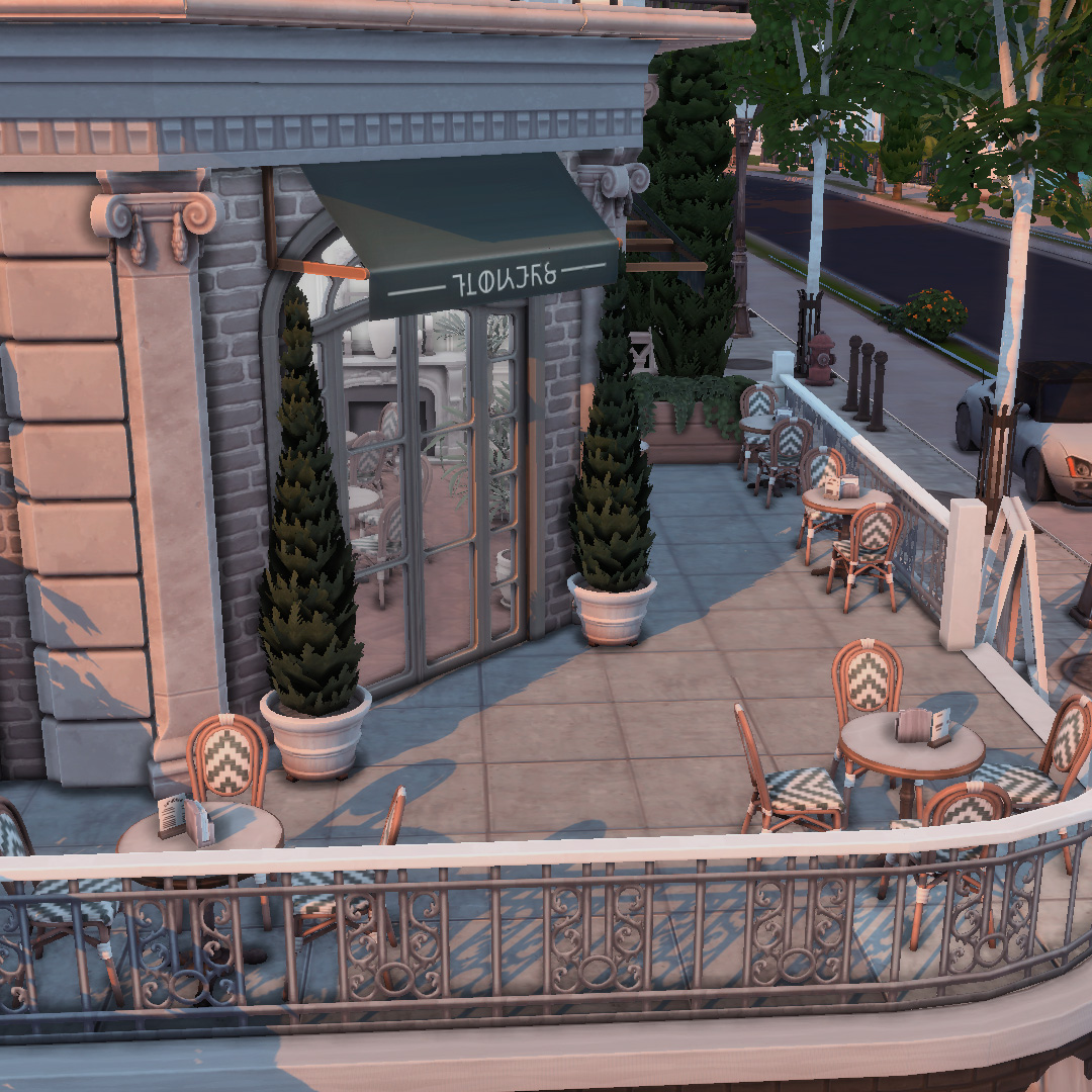 Parisian café - The Sims 4 Rooms / Lots - CurseForge