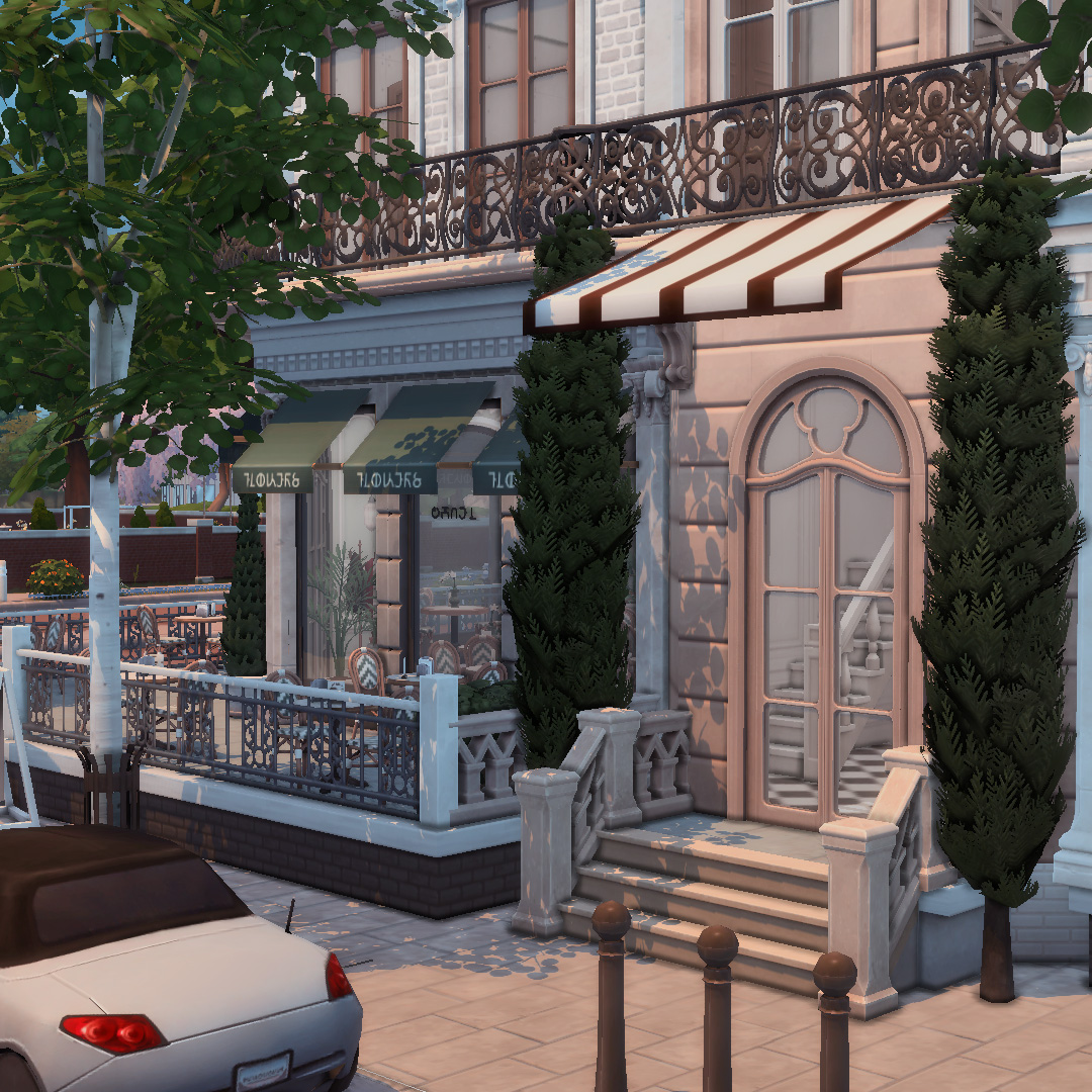 Parisian café - The Sims 4 Rooms / Lots - CurseForge