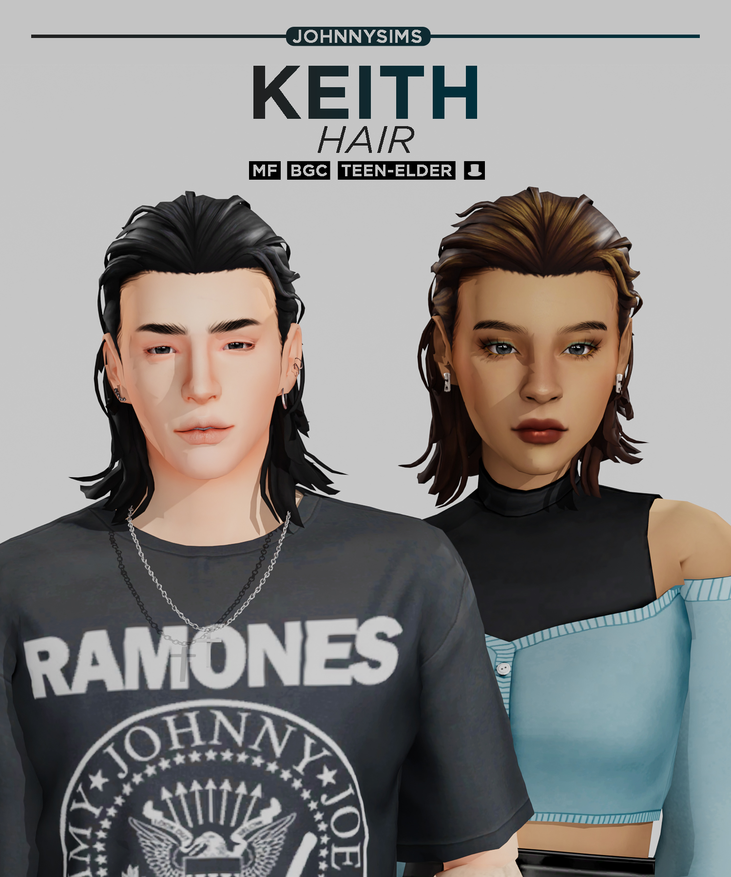 Keith Hair - The Sims 4 Create a Sim - CurseForge