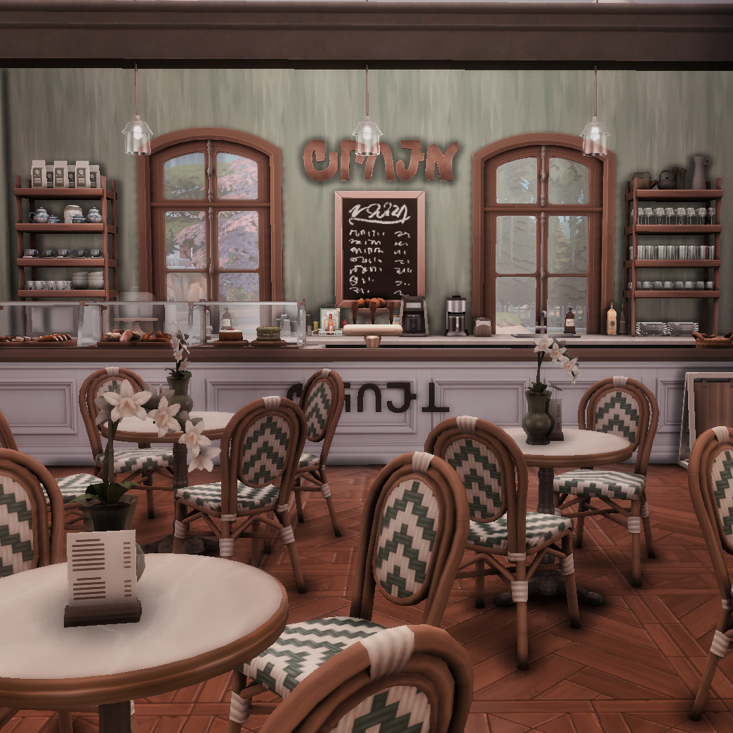 Parisian café - The Sims 4 Rooms / Lots - CurseForge