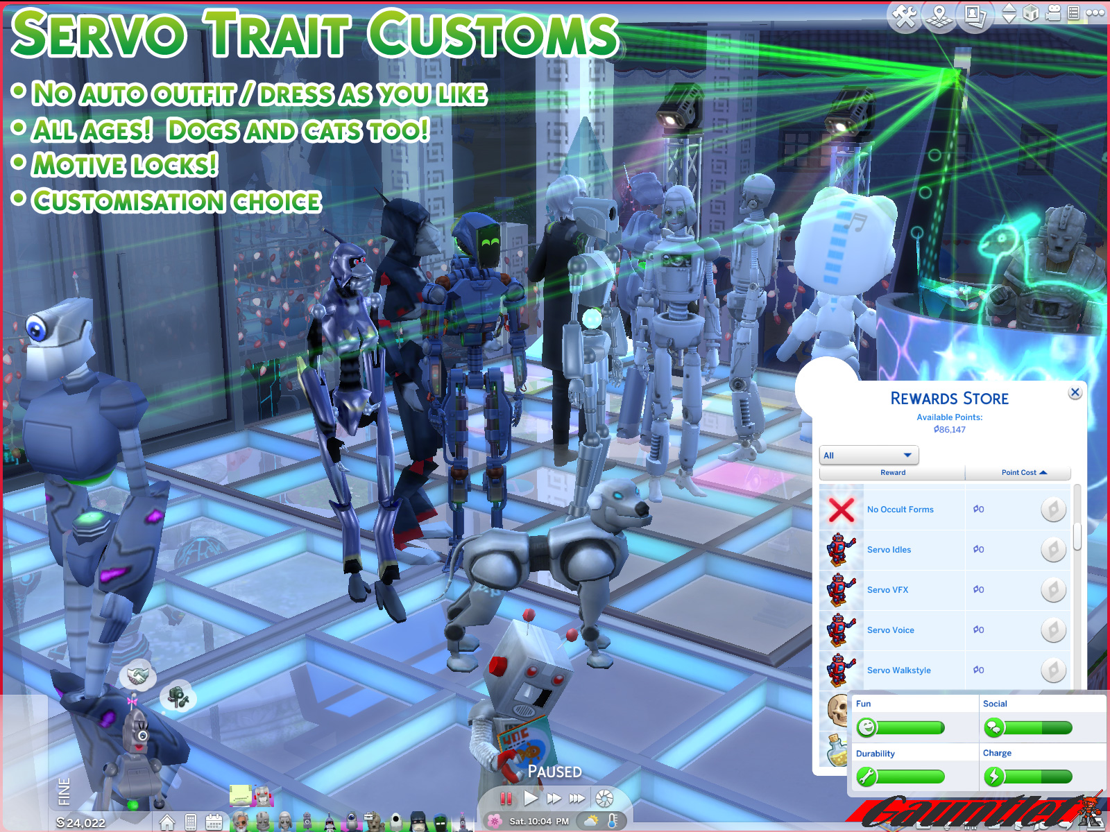Servo Lifestate Customs The Sims 4 Mods Curseforge