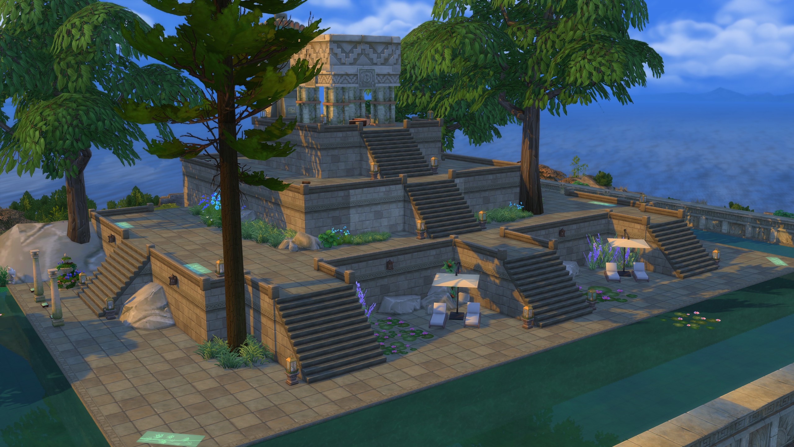 Spa - Ancient Pyramid Spa - The Sims 4 Rooms / Lots - CurseForge