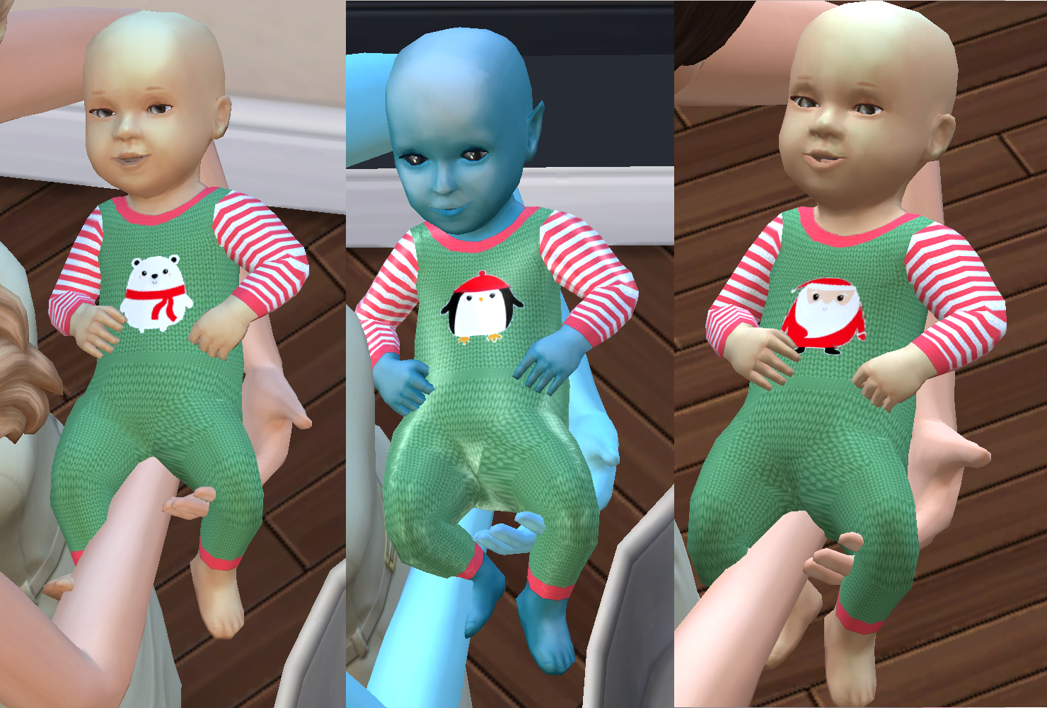 Christmas Onesie baby outfit - The Sims 4 Mods - CurseForge