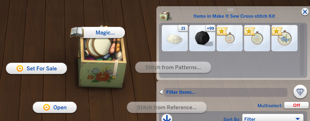 Make It Sew Cross-stitch Kit With Storage - The Sims 4 Mods - CurseForge