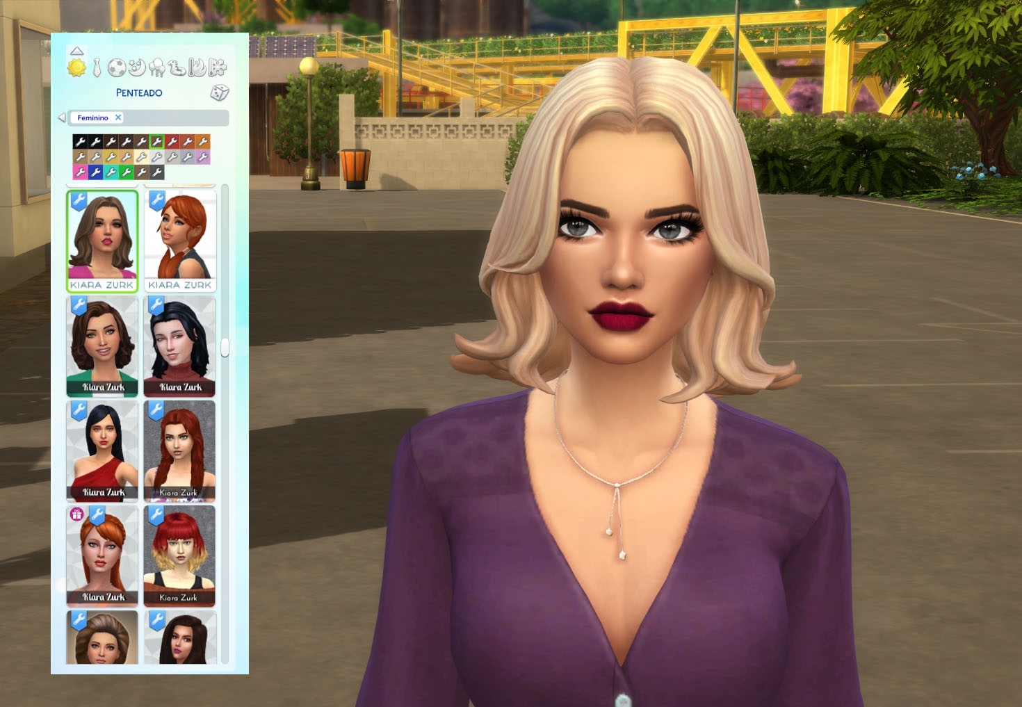 Jenna Hairstyle - Gallery - The Sims 4 Create a Sim - CurseForge