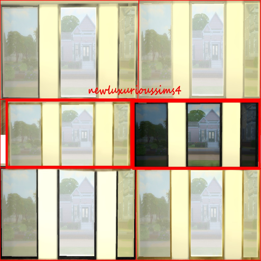 newluxurioussims4 Luxi Glass Window - The Sims 4 Build / Buy - CurseForge