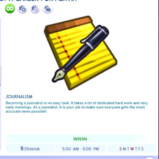 Journalism Career - The Sims 4 Mods - CurseForge