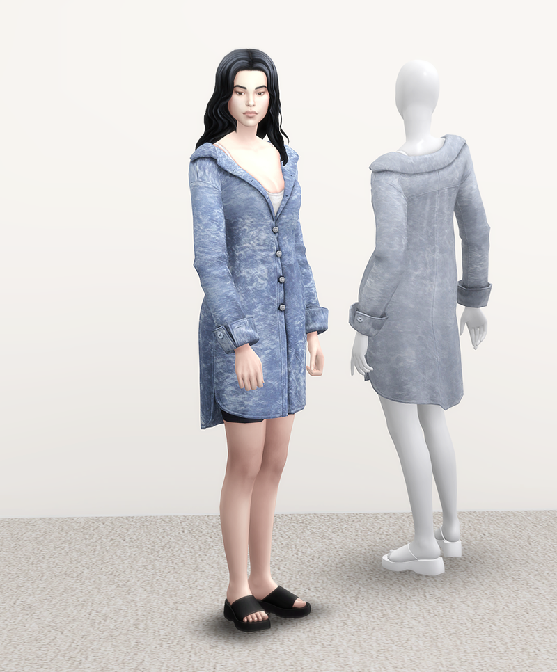 Install Jalynne Shirt Dress - Mellow III - The Sims 4 Mods - CurseForge