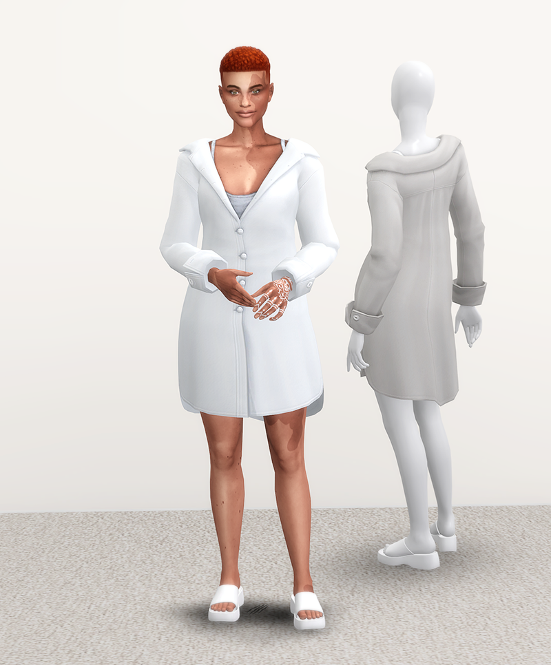 Install Jalynne Shirt Dress - Mellow III - The Sims 4 Mods - CurseForge