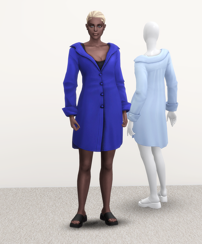 Jalynne Shirt Dress - Mellow III - The Sims 4 Create a Sim - CurseForge