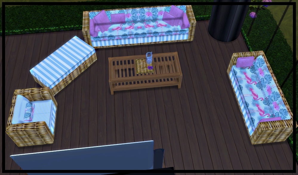 newluxurioussims4 Lit Wicker Set - The Sims 4 Build / Buy - CurseForge