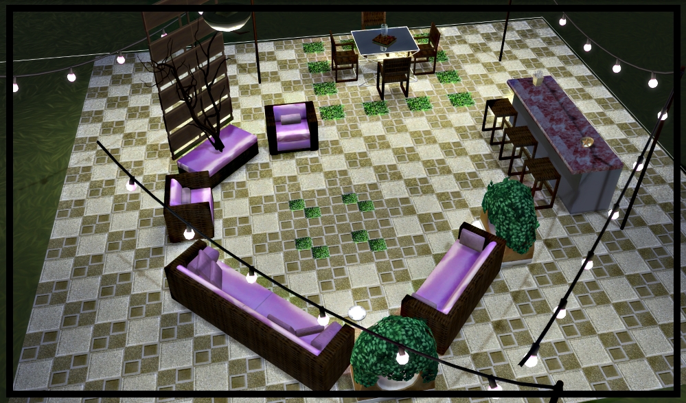 newluxurioussims4 Lit Wicker Set - The Sims 4 Build / Buy - CurseForge