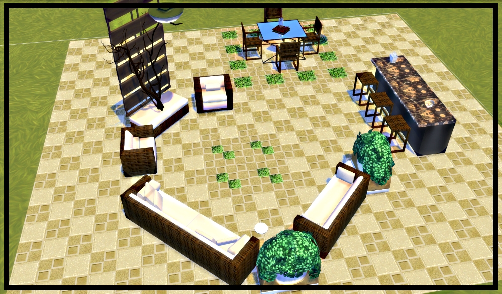 newluxurioussims4 Lit Wicker Set - The Sims 4 Build / Buy - CurseForge