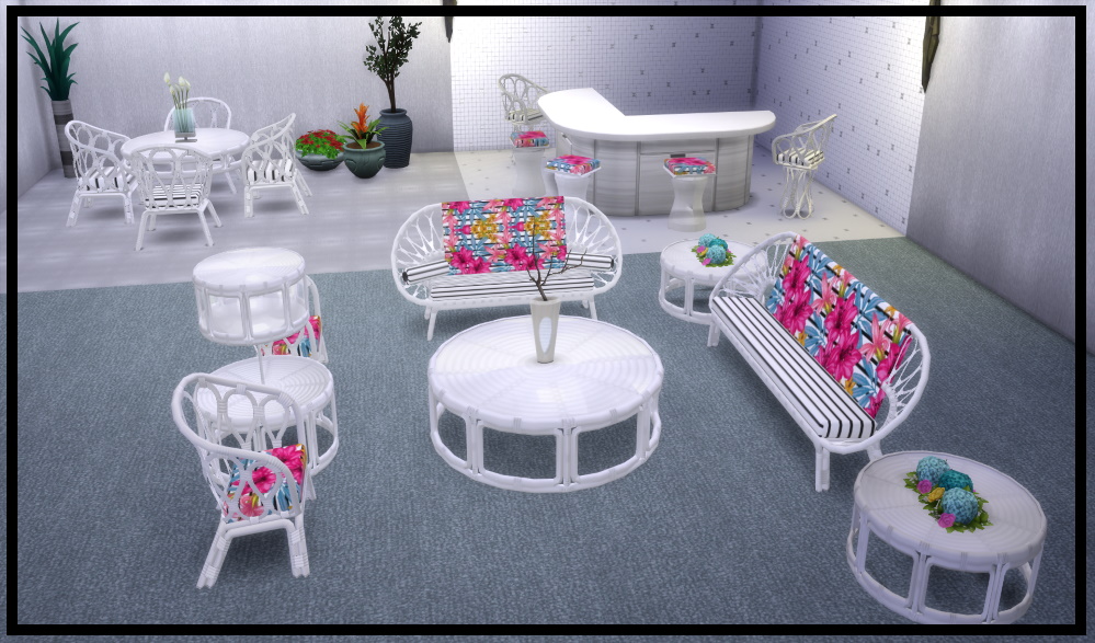 newluxurioussims4_Jackie's Island Living Wicker Set PT2 - The Sims 4 ...