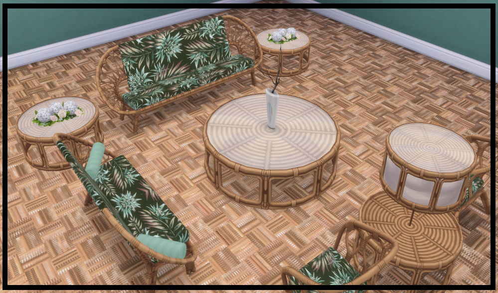 newluxurioussims4_Jackie's Island Living Wicker Set PT2 - The Sims 4 ...