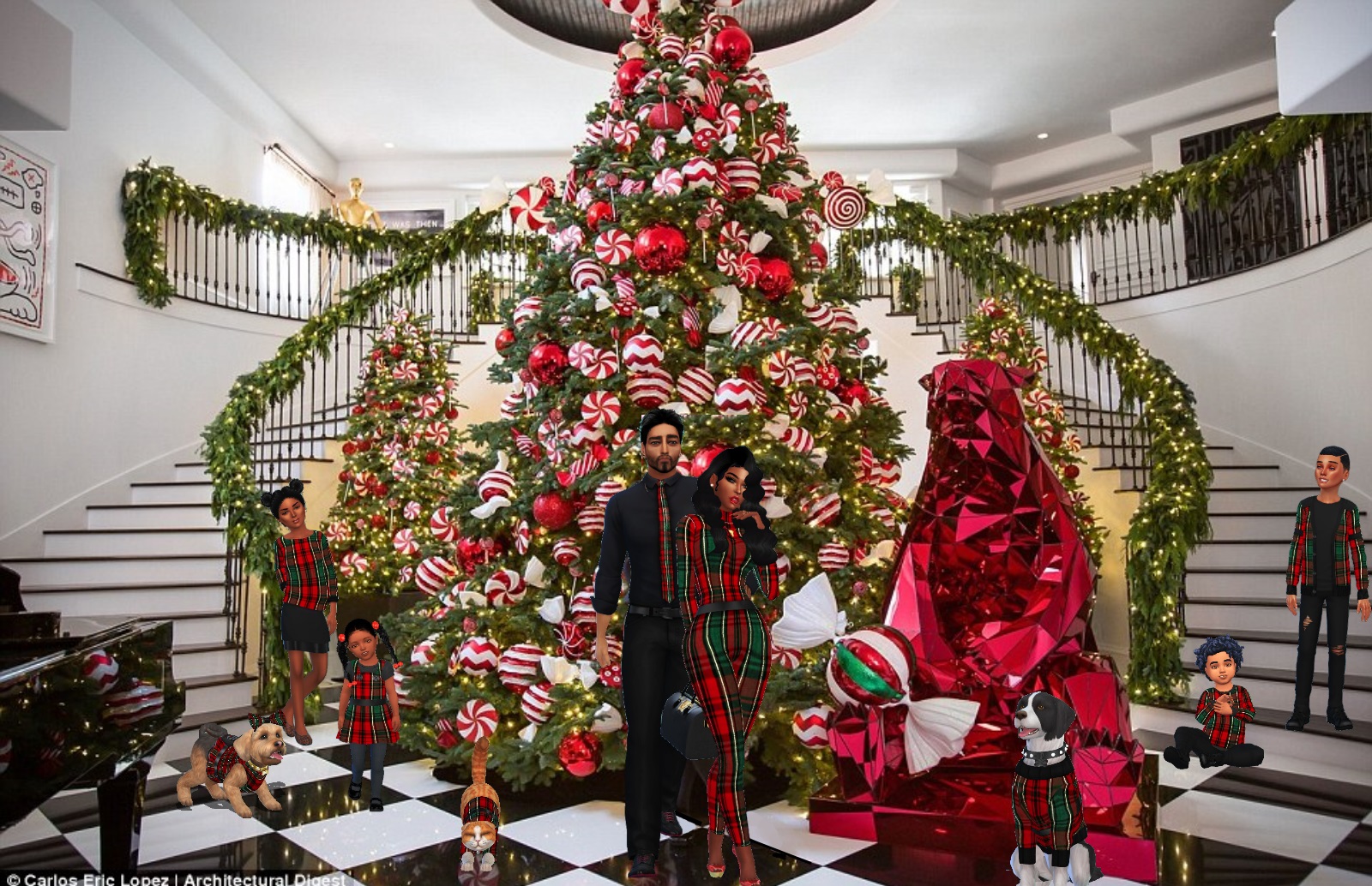newluxurioussims4_Christmas Is Lit Family Set - The Sims 4 Create a Sim ...