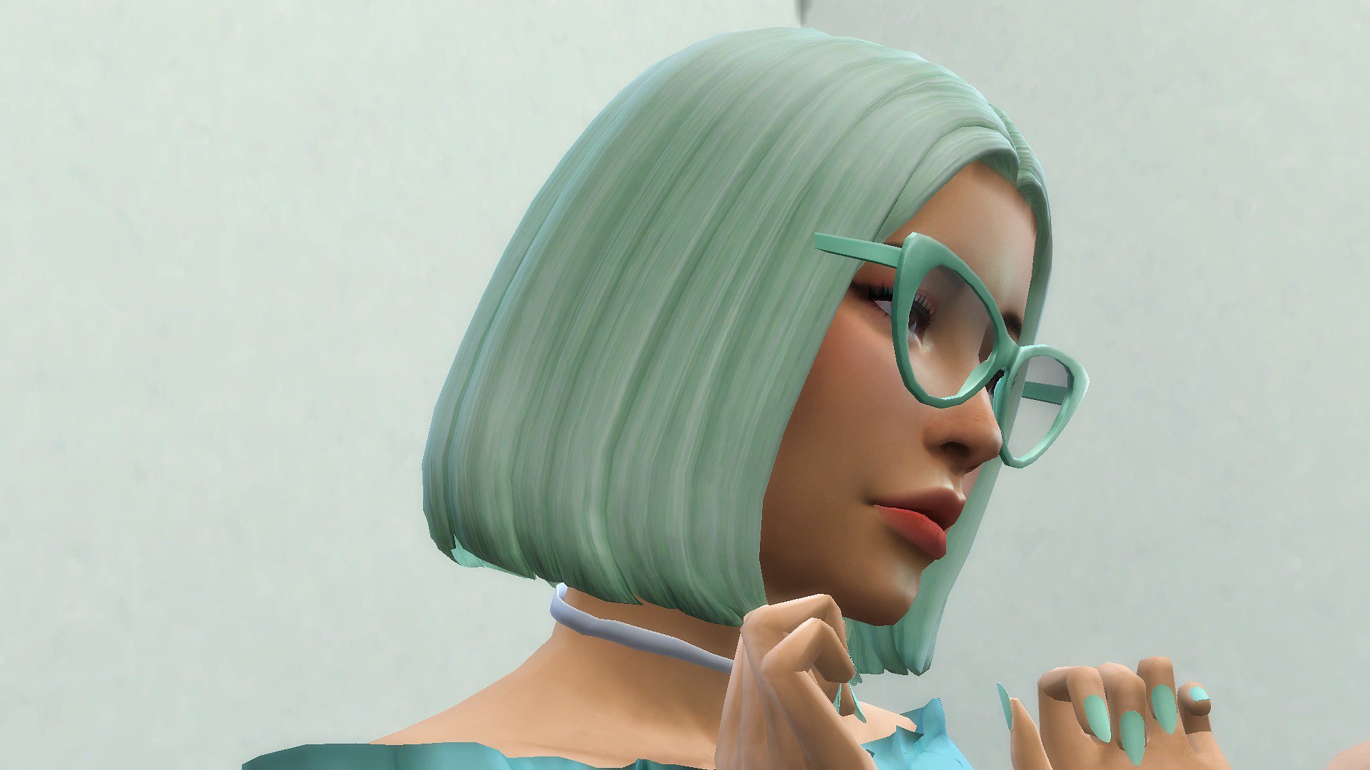 Snowy Escape Blunt Bob Recolor - Gallery - The Sims 4 Create a Sim ...