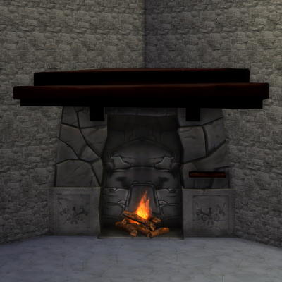 Rustic Corner Fireplaces