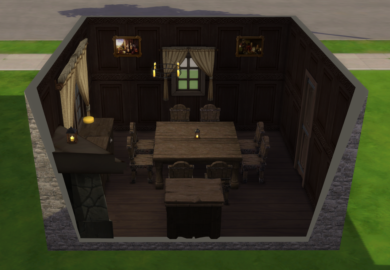 Medieval Dining Room - The Sims 4 Rooms / Lots - CurseForge
