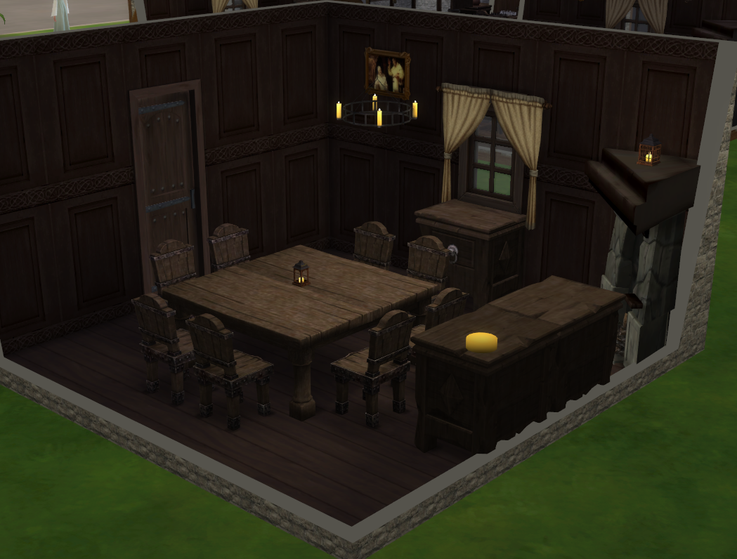 Medieval Dining Room - The Sims 4 Rooms / Lots - CurseForge