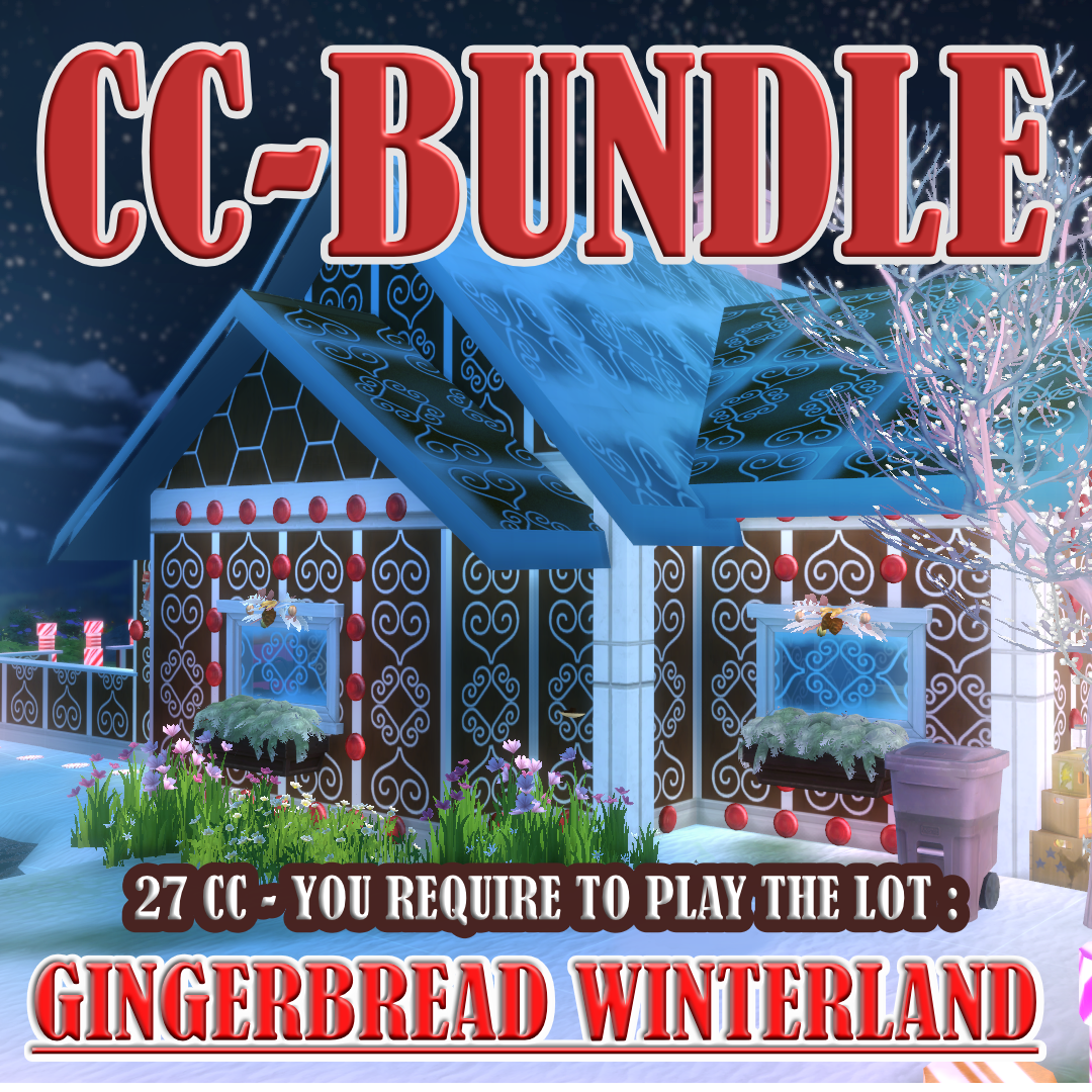 GINGERBREAD WINTERLAND CC - The Sims 4 Build / Buy - CurseForge