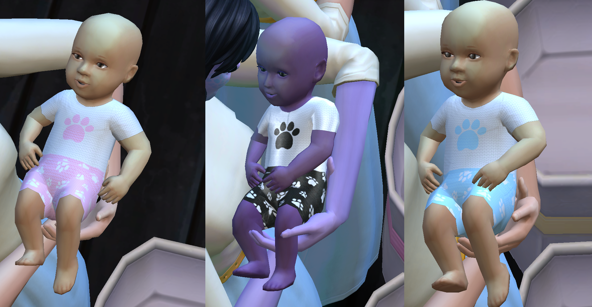 Paws Pj's summer version baby outfit - Gallery - The Sims 4 Mods ...