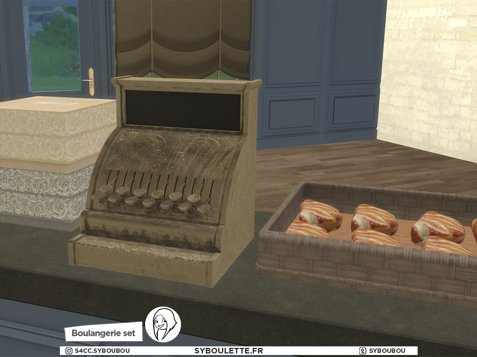 Boulangerie set part 2: The shop (2021) - The Sims 4 Build / Buy ...