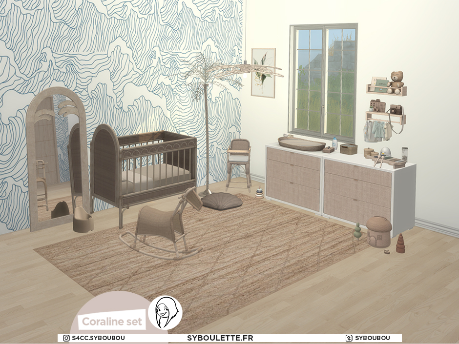 Coraline nursery set (2022) - The Sims 4 Build / Buy - CurseForge