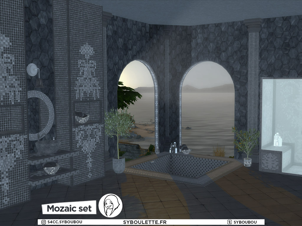 Mozaic bathroom set (2022) - The Sims 4 Build / Buy - CurseForge