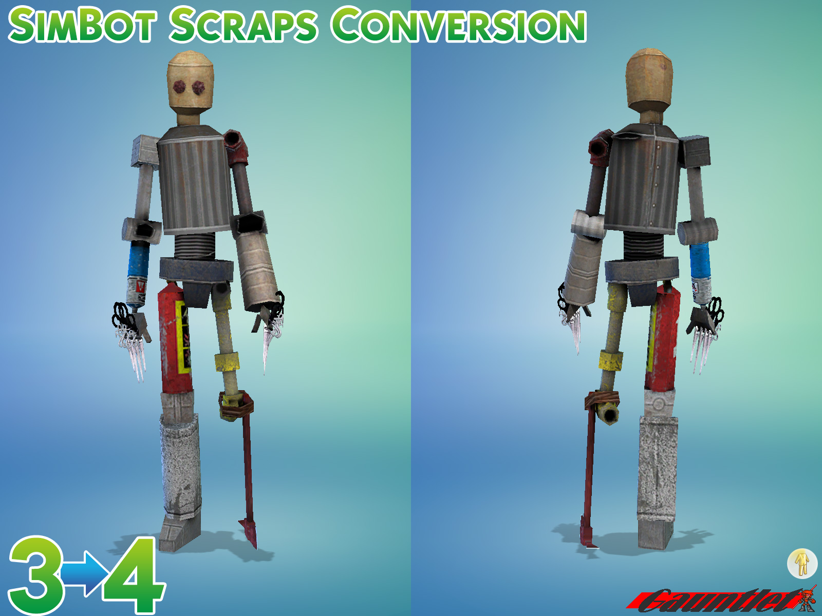 SimBot Scraps - ts3 Conversion - The Sims 4 Create a Sim - CurseForge