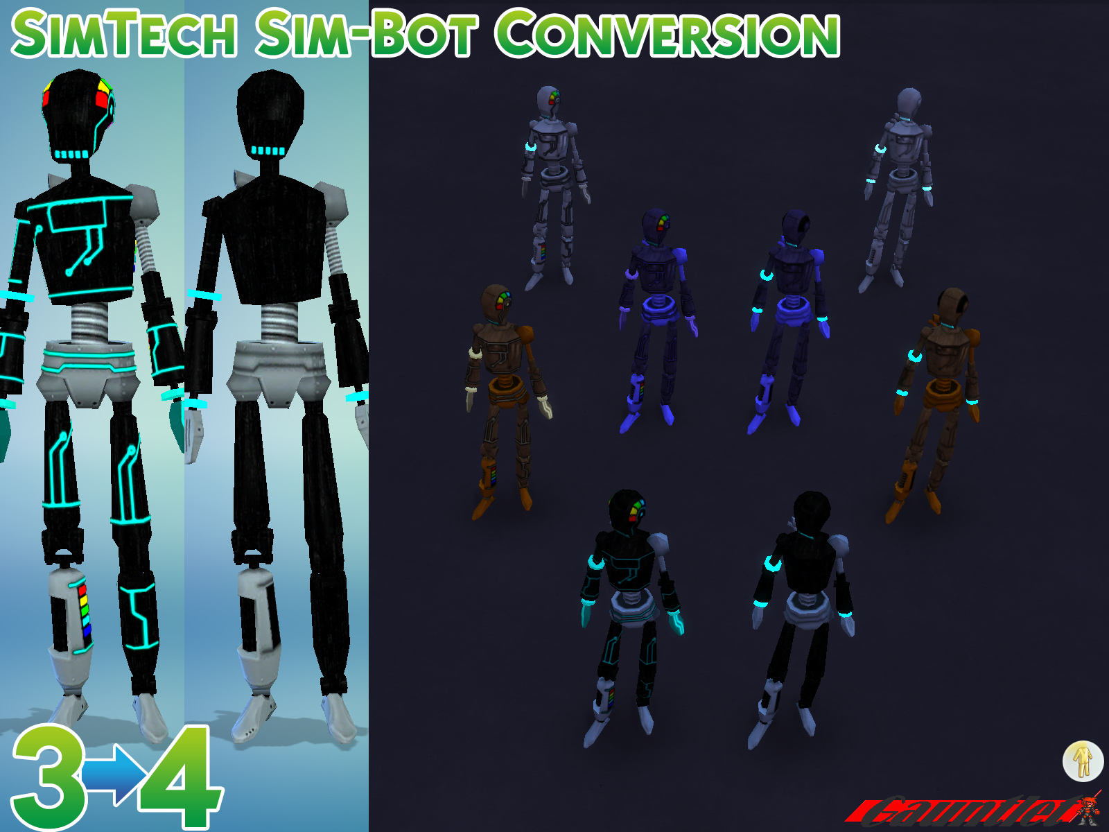 SimTech Sim-Bot - ts3 Conversion - The Sims 4 Create a Sim - CurseForge