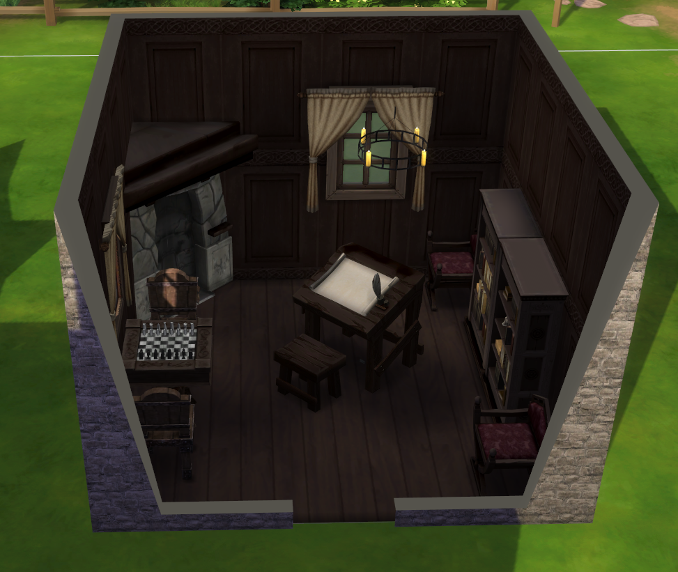 Medieval Study - The Sims 4 Rooms / Lots - CurseForge