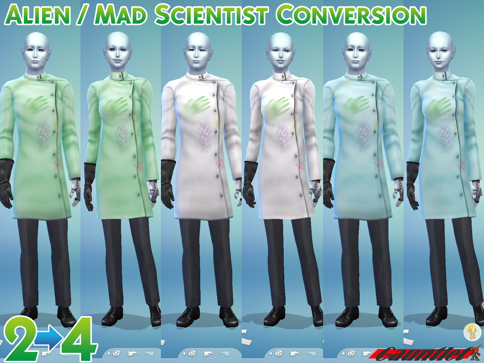Alien / Mad Scientist - ts2 Conversion - The Sims 4 Create a Sim ...