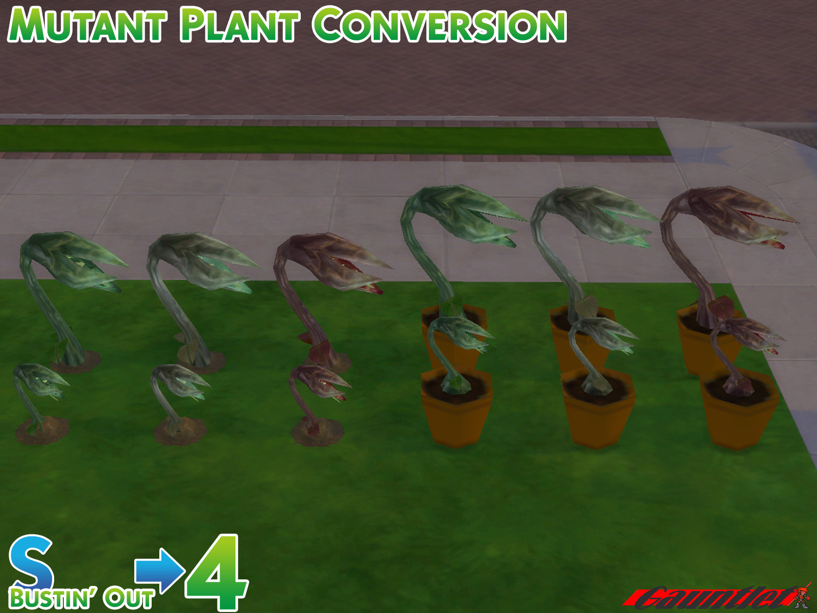 Mutant Plant - Bustin' Out Conversion - The Sims 4 Build / Buy - CurseForge