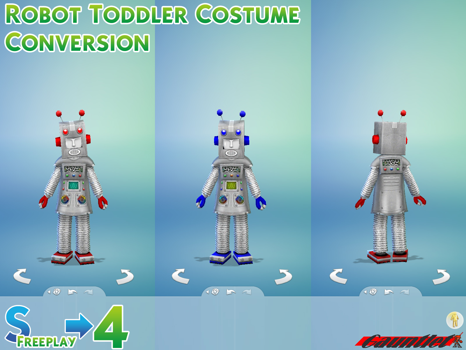 Robot Toddler - Freeplay Conversion - The Sims 4 Create a Sim - CurseForge