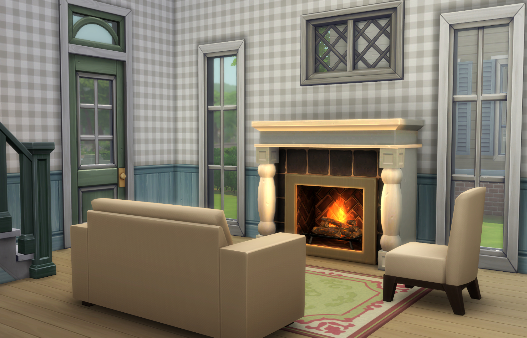 Farmhouse Starter Home DV - The Sims 4 Rooms / Lots - CurseForge