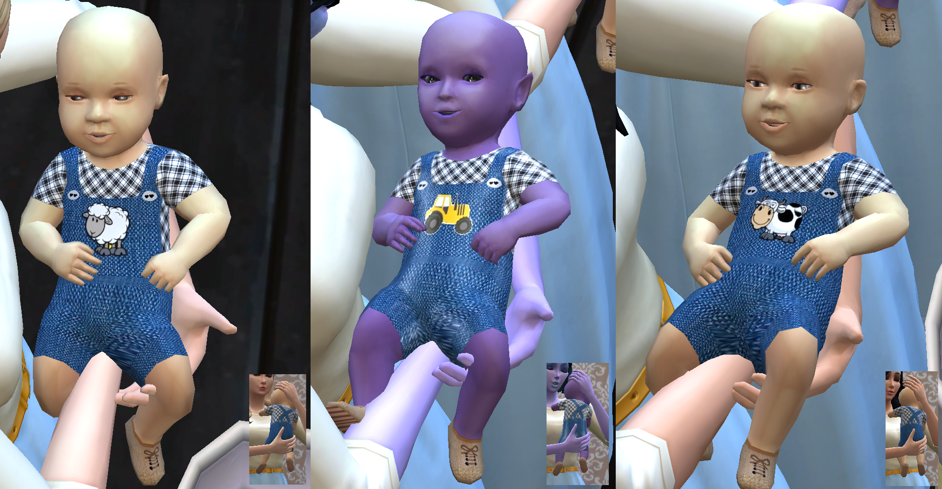 Farm overalls summer version baby outfit - The Sims 4 Mods - CurseForge