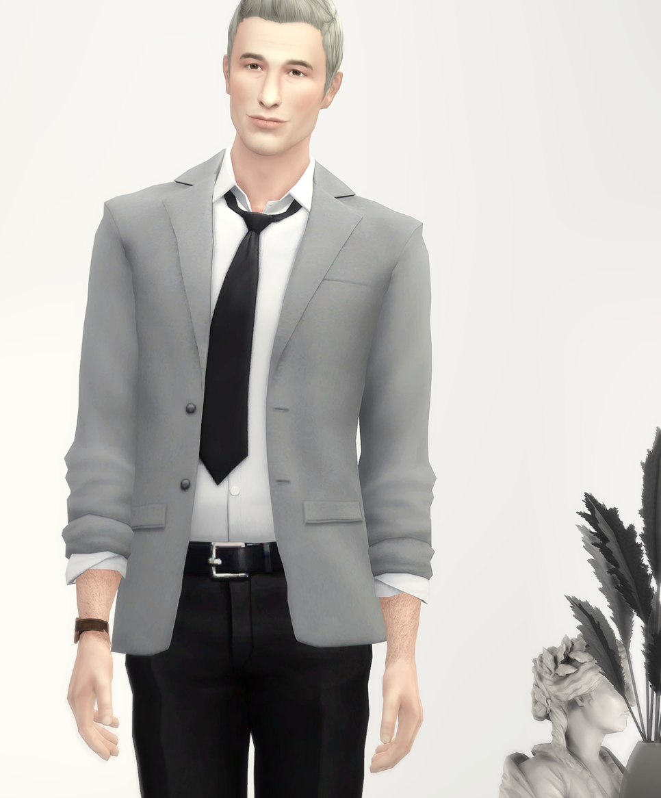 Business Suit - Separate Jacket M (Male) - The Sims 4 Create a Sim ...