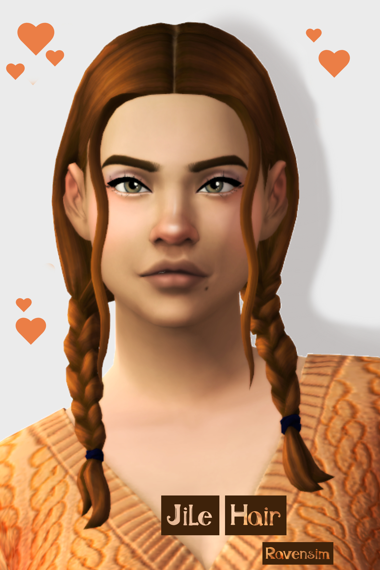 Jile Hair - The Sims 4 Create a Sim - CurseForge