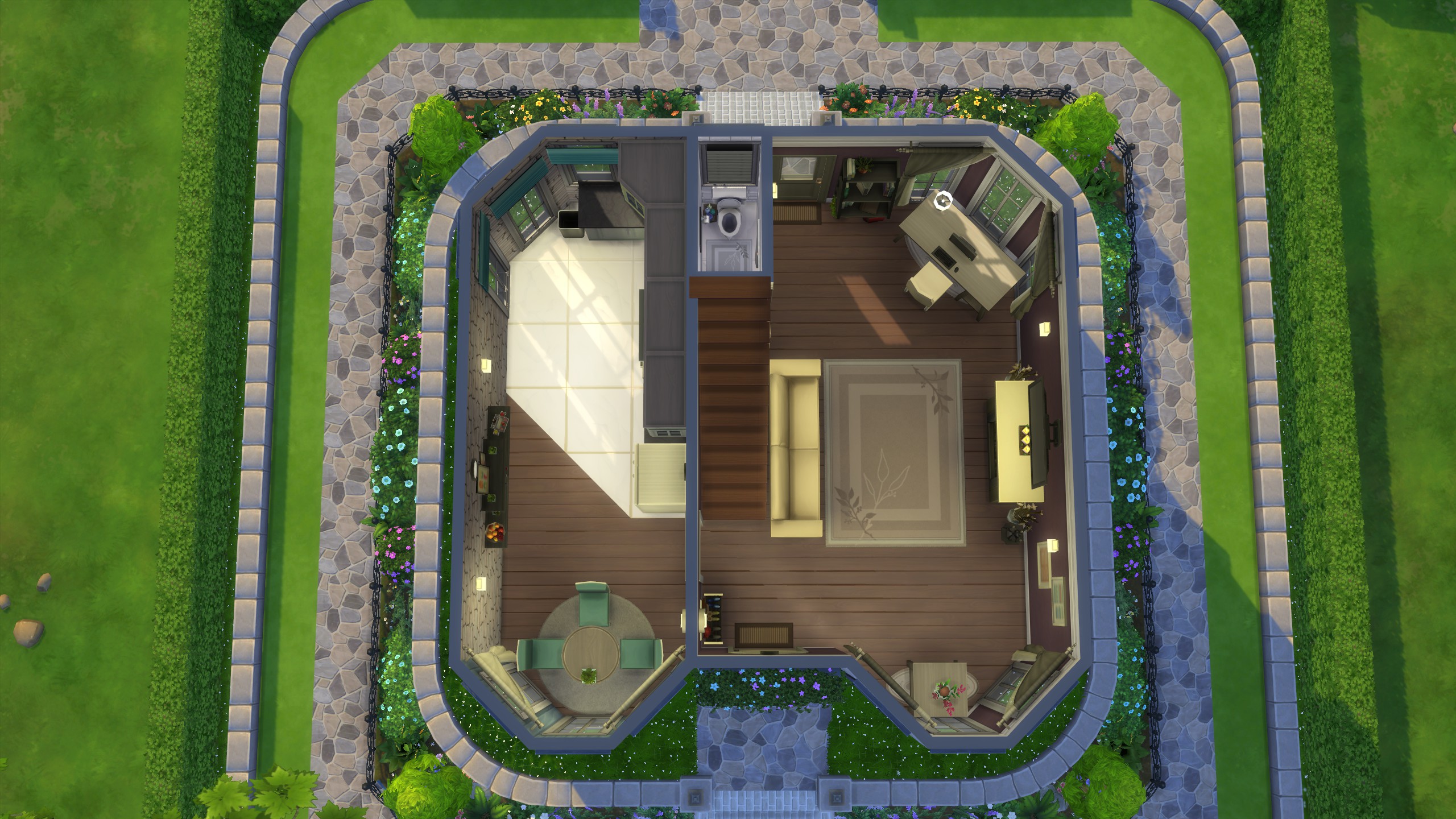 Tiered Home (Base Game) - Gallery - The Sims 4 Rooms / Lots - CurseForge