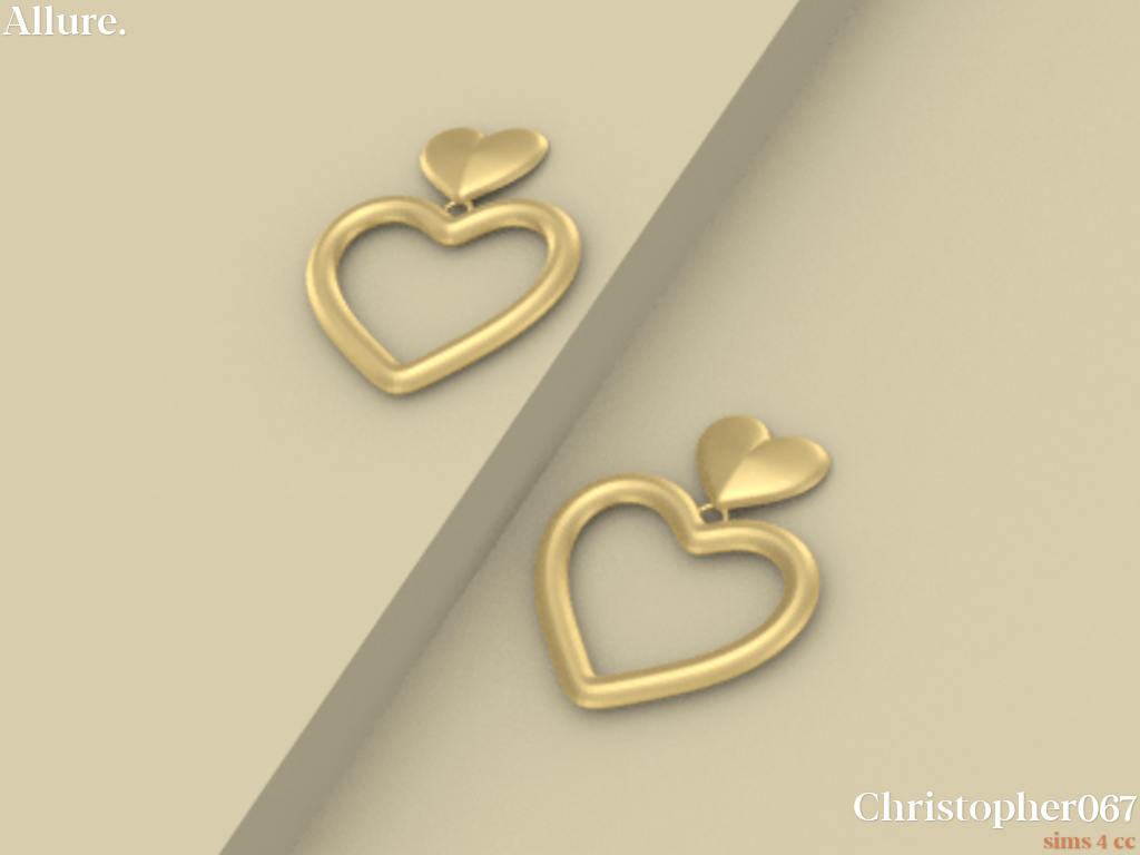 Allure Earrings - The Sims 4 Create a Sim - CurseForge