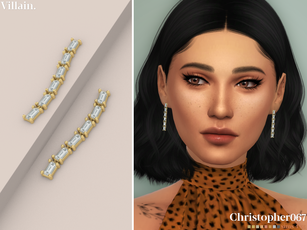 Villain Earrings - The Sims 4 Create a Sim - CurseForge