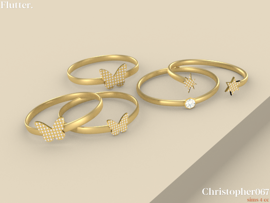 Flutter Rings - The Sims 4 Create a Sim - CurseForge