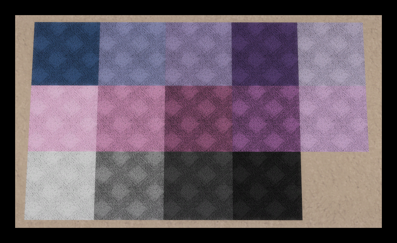 Lattice Carpeting - 34 Colours - The Sims 4 Build / Buy - CurseForge