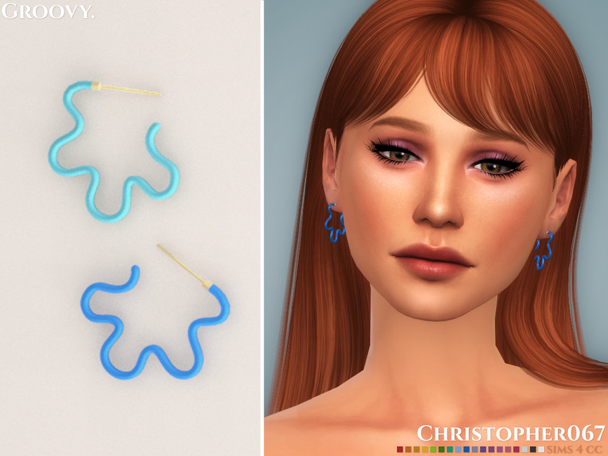 Groovy Earrings - The Sims 4 Create a Sim - CurseForge