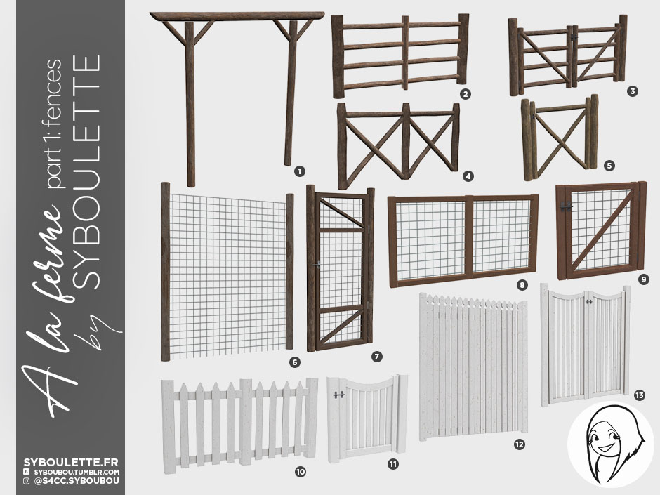 A la ferme part 1 : Fences (2021) - The Sims 4 Build / Buy - CurseForge