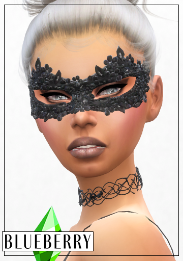 Blueberry - Showtime Mask - The Sims 4 Create a Sim - CurseForge