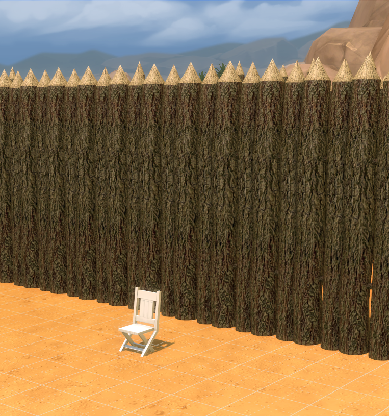 Sunni Wooden Village Fence - The Sims 4 Build / Buy - CurseForge