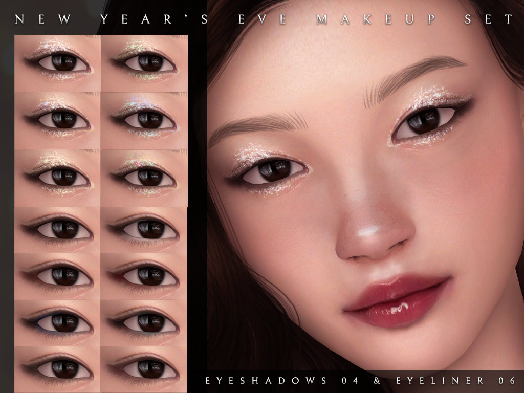 New Year's Eve Makeup Set - The Sims 4 Create a Sim - CurseForge